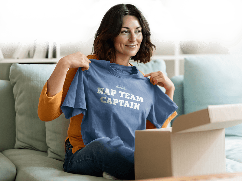 Nap Team Captain T-Shirt by Tempur-Pedic® | Tempur-Pedic