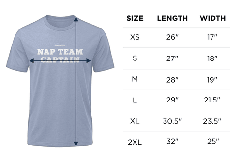 Nap Team Captain T-Shirt by Tempur-Pedic® | Tempur-Pedic